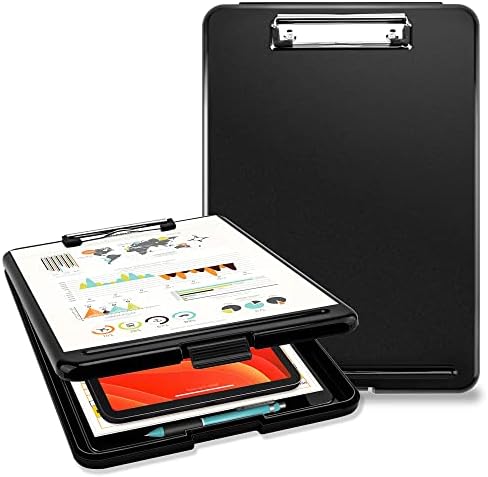 Pechor Clipboard with Storage, Plastic Clipboard Case with Handle, with ...