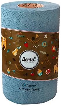 Beeta Kitchen Towel Paper Roll/Coloured Kitchen Tissue Towel Roll (Pack ...