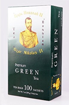 Amazon.com : Green Pure Ceylon Tea "Czar Nikolas II" 100 pack : Grocery ...