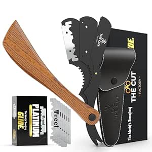 Amazon.com: The Cut- Factory- Luxury Wooden Handle Straight Razors for ...