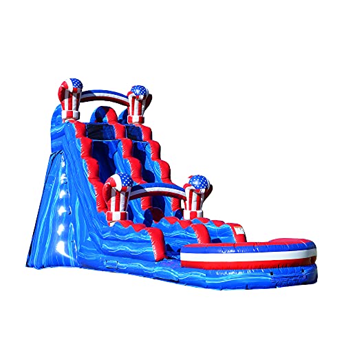 JumpOrange Commercial Grade Inflatable Water Slide with Splash Pool ...