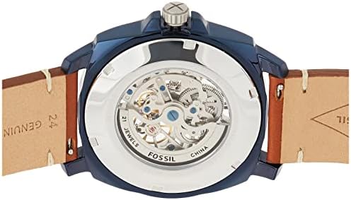 Amazon.com: Fossil BQ2427 Men's Automatic Leather Watch : Clothing ...