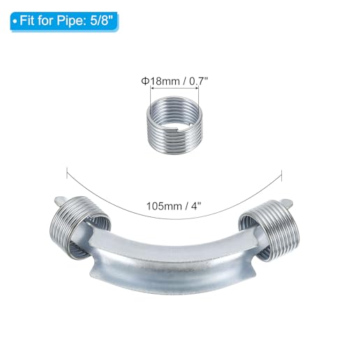 PATIKIL 5/8″ PEX Tube Bend Support, 10 Pack PEX Tube Metal 90 Degree ...