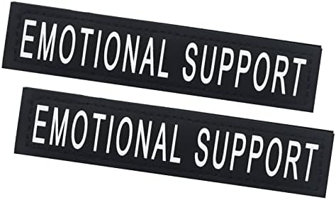 Amazon.com : 2Pack Service Dog Patches, Black Vest Patch for in ...