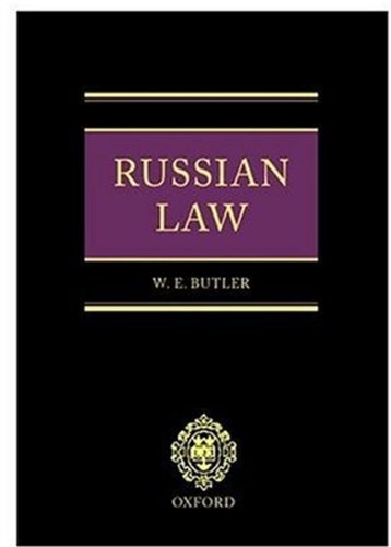 Russian Law: Butler, William E.: 9780198260325: Amazon.com: Books