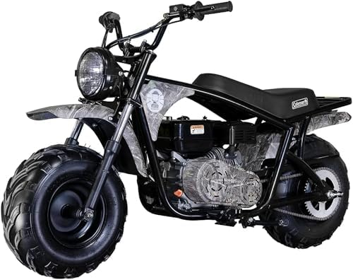 Amazon.com: Coleman Powersports B200C 196cc Gas Powered Camo Minibike ...