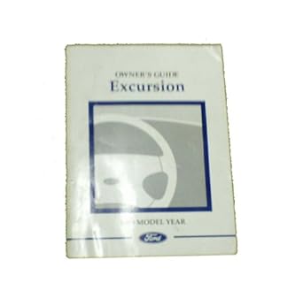 2000 Ford Excursion Owners Manual: Ford, Ford: Amazon.com: Books