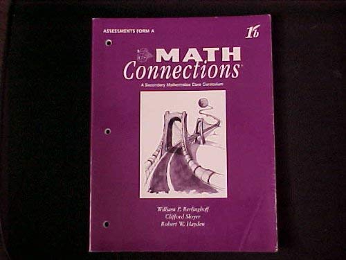 Buy Math Connections Assessment A for Year 1B Book Online at Low Prices ...