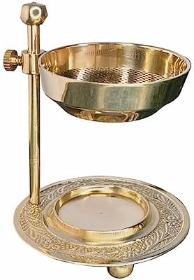 TORPPEZA Brass Fragrance Lamp Oil Diffuser Camphor Lamp Burner with ...