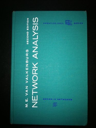 Network Analysis by M. E. Van Valkenburg (1964-08-01): Amazon.com: Books