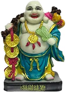 Buy Poly Resin Handmade Happy Man for Good Luck, Happy Man Statue for ...