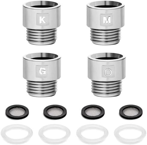 Amazon | アダプター シャワーホース用 シャワーヘッド アダプター シャワーホース用アダプターセット 【4個セット】 ド接続用 ...