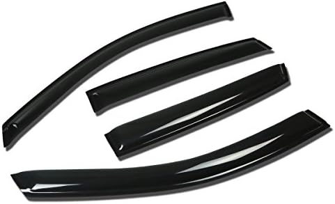 Amazon.com: Auto Dynasty Window Vent Visor Deflector Rain Guard 4pcs ...