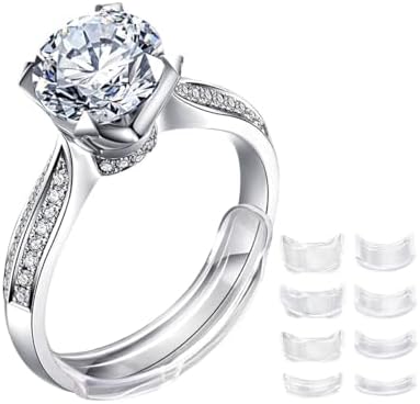 8 sizes Invisible Ring Size Adjuster for Loose Rings Ring Adjuster Fit ...