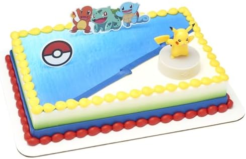 Amazon.com: DecoSet® Pokémon Light Up Pikachu Cake Topper, 3 Piece ...