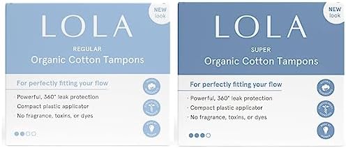 Amazon.com: LOLA Organic Cotton Tampons, 120 Tampons - Tampons Regular ...