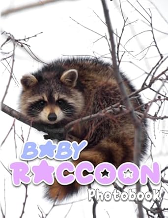 Baby Raccoons Photo Book: Photo Album Collection With 40 Beautiful And ...