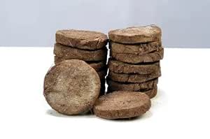 Fresh Organic Handmade Pure Cow Dung Cakes | Gobar Uple | Cow Dung Cake ...