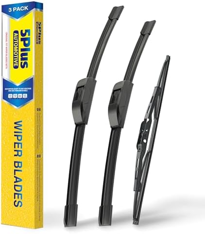Amazon.com: HODEE 3 Wipers 24"+17"+13" Front Wiper Blades Replacement ...