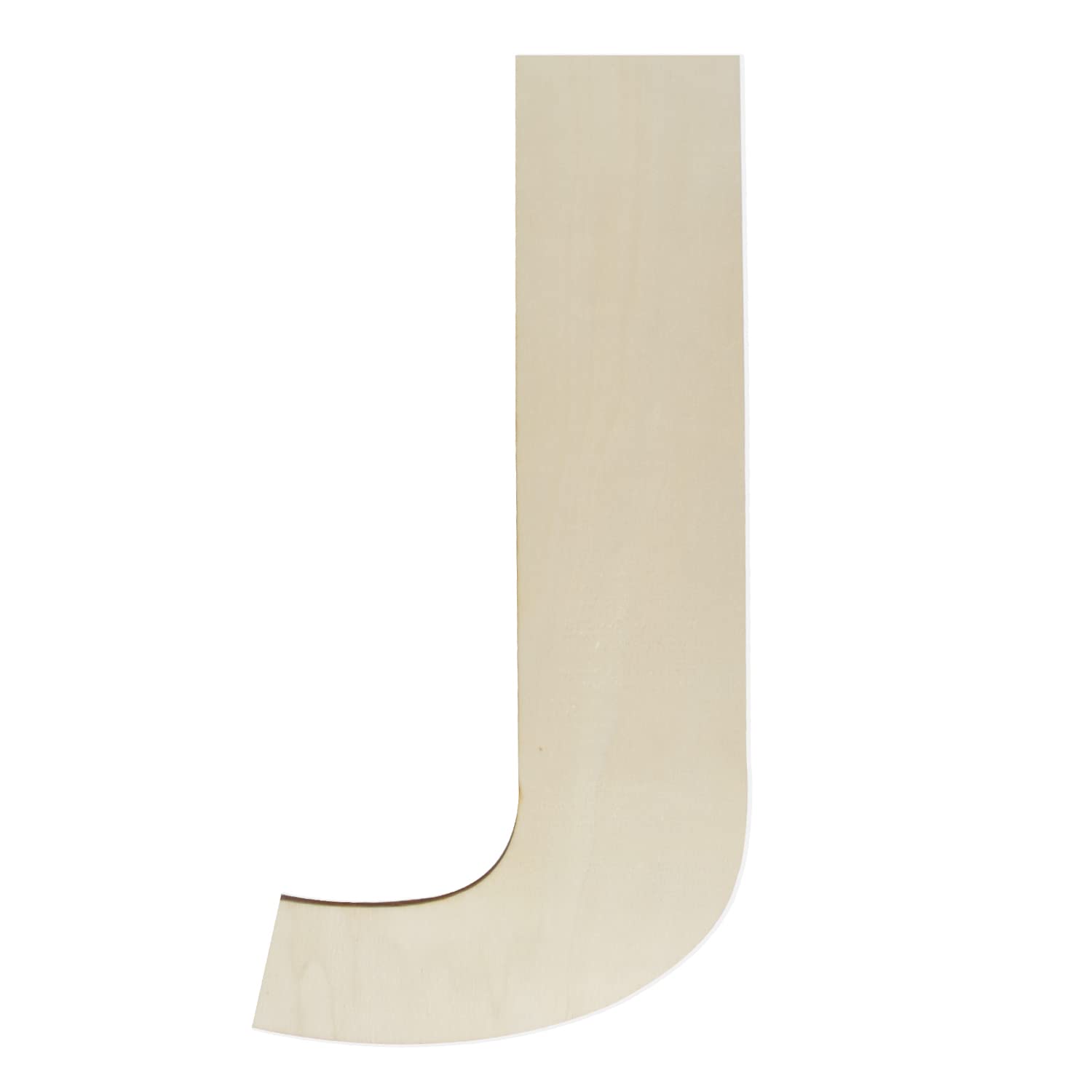 Amazon.com: Wooden Letters 12 Inch, Big Wooden Letter J Shapes Cutouts ...