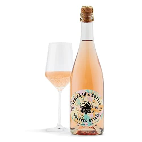Amazon.com : Wolffer Estate Non-Alcoholic Spring In A Bottle Sparkling ...