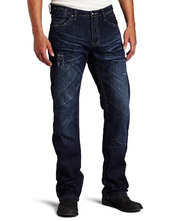 Buy Antique Rivet Men's Winston Slim Straight Jean, Waite, 40x32 at ...