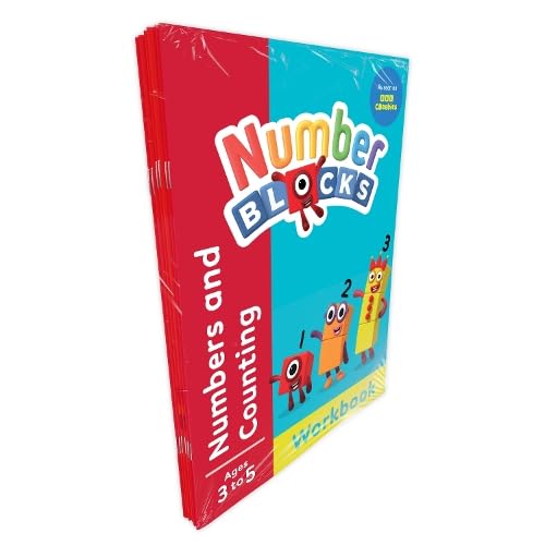 Amazon | Numberblocks and Alphablocks Red Level Workbook Set (6 Books ...