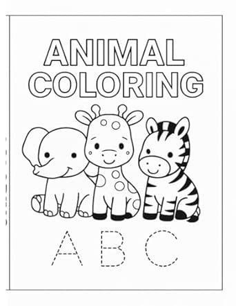 Animal ABC Coloring Book : Fun Alphabet and Letter Tracing for Kids ...