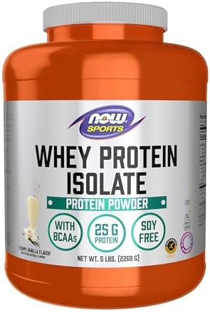 Amazon.com: NOW Foods Sports Nutrition, Whey Protein Isolate, 25 g With ...