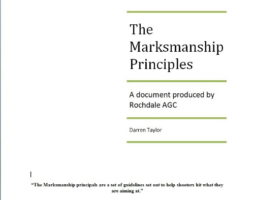The Marksmanship Principles eBook : Unknown, Taylor, Darren: Amazon.in ...