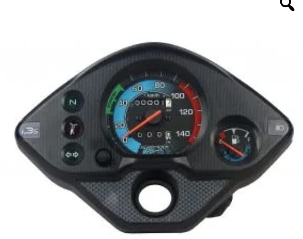 BRIGHT ANALOG SPEEDOMETER HERO i-SMART WITH i3S TECHNOLOGY & SIDE STAND ...