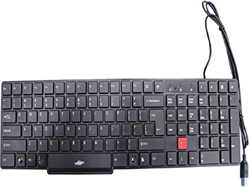 Adnet AD-510 Wired USB Multi-device Keyboard (Black) : Amazon.in ...