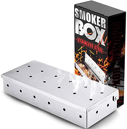 Buy Overa Smoker Box for Grills, BBQ Smokey Flavor Addition Tool ...