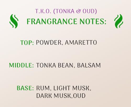 Tonka and Oud Wax Melts 2.5oz Wax Melts for Home Easy to Use Long ...