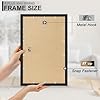 Amazon.com - A PLUS MAX 17x24 Picture Frame, Black Engineered Wood ...