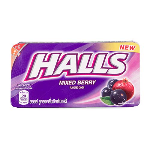 Halls Mixed Berry Flavoured Candy, 22.4 g : Amazon.in: Home & Kitchen