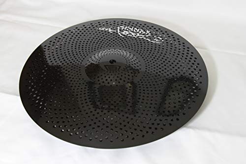 Low Volume 14' Hi Hat Quiet Cymbals (Black) : Amazon.in: Musical ...