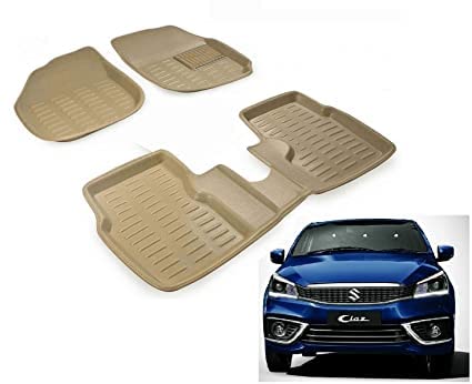 Flying Car Accessories 3D Car Mats for Maruti Suzuki Ciaz (Beige ...