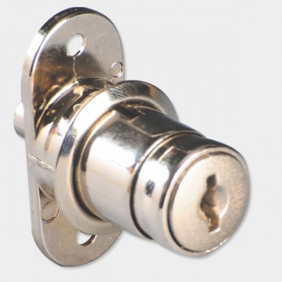 Sliding Wardrobe 22mm Push Lock Premium - Nickel Plated - Sliding ...