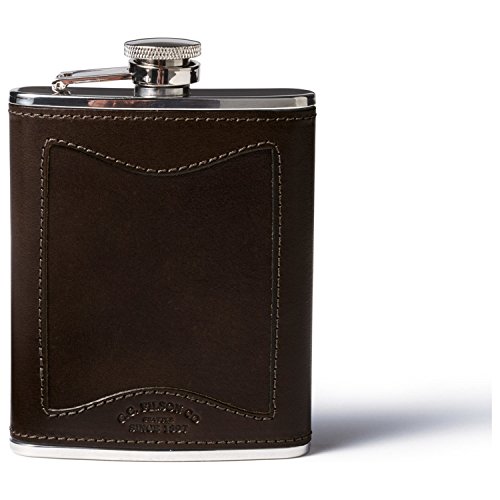 Filson Leather and Stainless Steel Flask - Brown (B0051HP18I) | Amazon ...