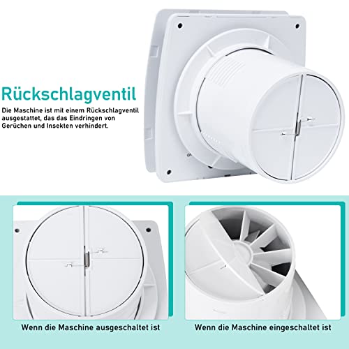 Badlufter Mit Ruckstauklappe