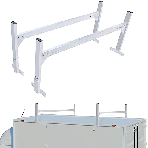 Amazon.com: VEVOR Trailer Ladder Rack, 51.2" to 81.1" Adjustable Ladder ...