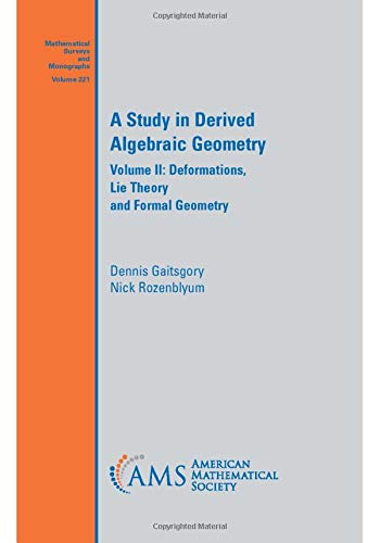 Amazon.com: A Study in Derived Algebraic Geometry: Deformations, Lie ...
