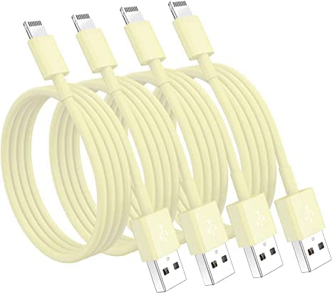 Amazon.com: 4 Pack [Apple MFi Certified] Apple Charging Cables 10ft ...