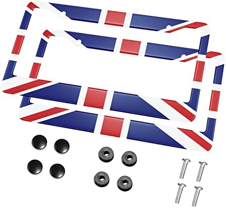 Amazon.com: Beabes The Union Jack British Flag License Plate Frame ...