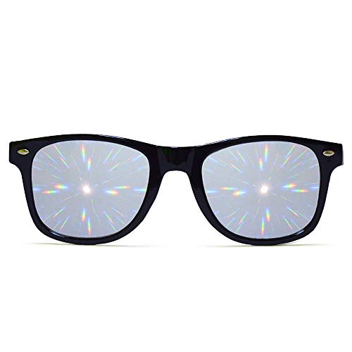 Snapklik.com : Ultimate Diffraction Glasses - 3D Prism Rainbow Effect - Great Edm, Concert, Rave ...