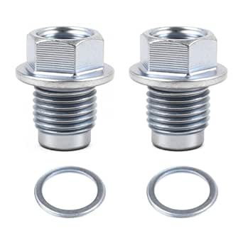 GUSUUI 2PCS for Subaru Oil Drain Plug 32195AA021,Washer Gasket ...