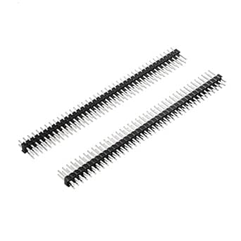 Amazon.com: uxcell 5Pcs 2.54mm Pitch 40-Pin 13mm Length Double Row ...