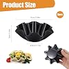 Amazon.com: MVVM 6 Pcs Taco Salad Bowl Maker, Carbon Steel Tortilla ...