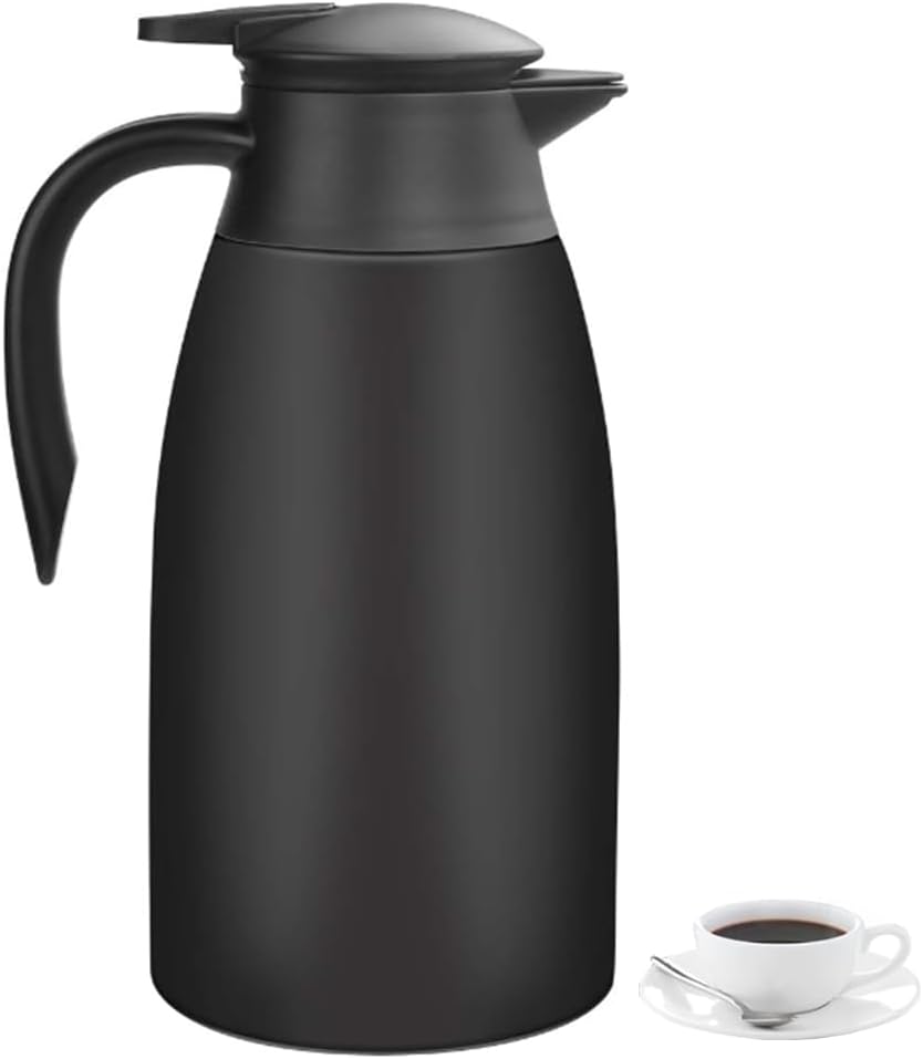 Amazon.com: Thermal Coffee Carafe 70 oz / 2L Insulated Stainless Steel, Coffee Carafes Double ...